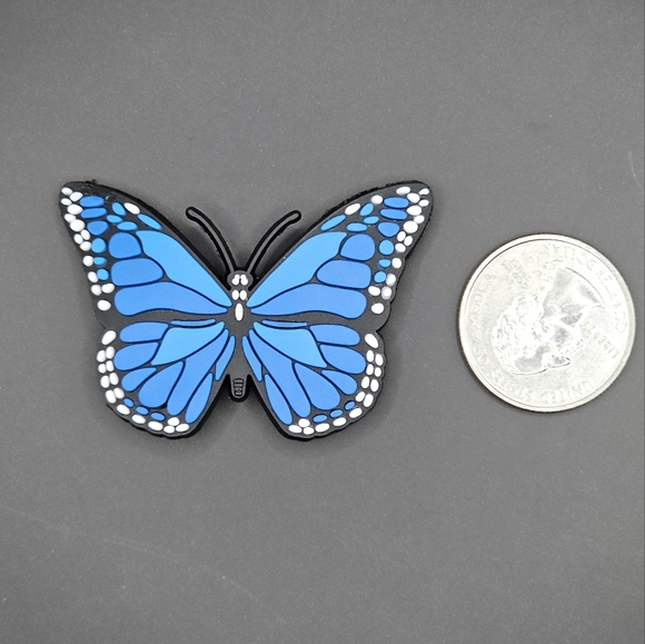 CROCS | Accessories | 55 Blue Butterfly Croc Charm | Poshmark